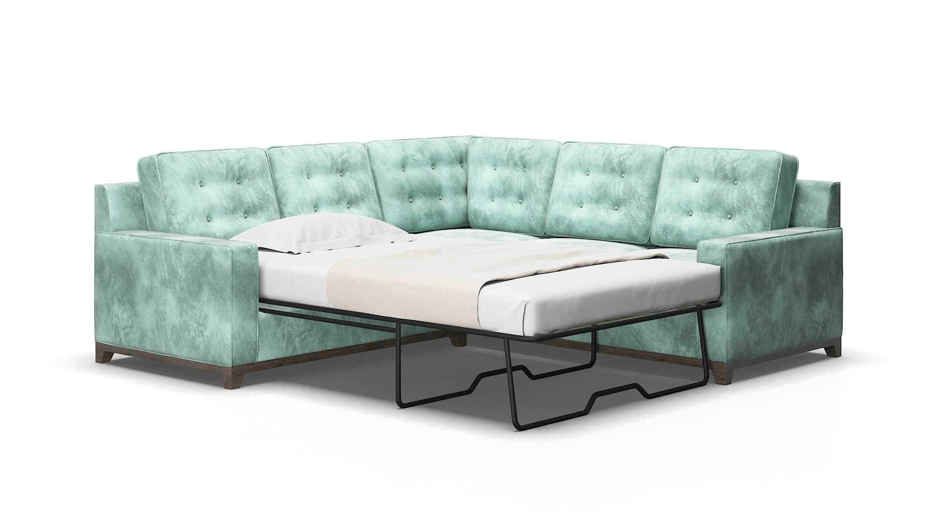 Alexandria Buzz Sky Sectional Sleeper - DreamSofa