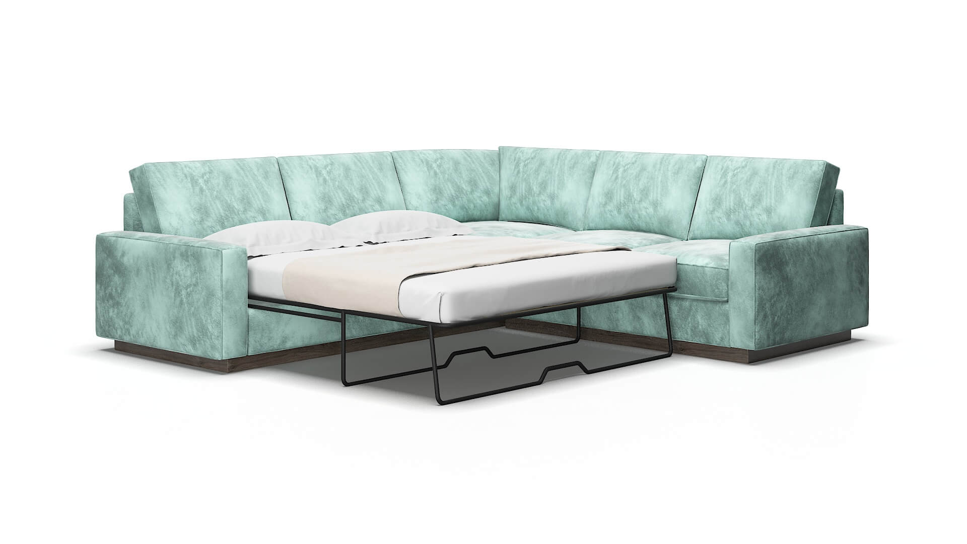 Alton Buzz Sky Sectional Sleeper - DreamSofa