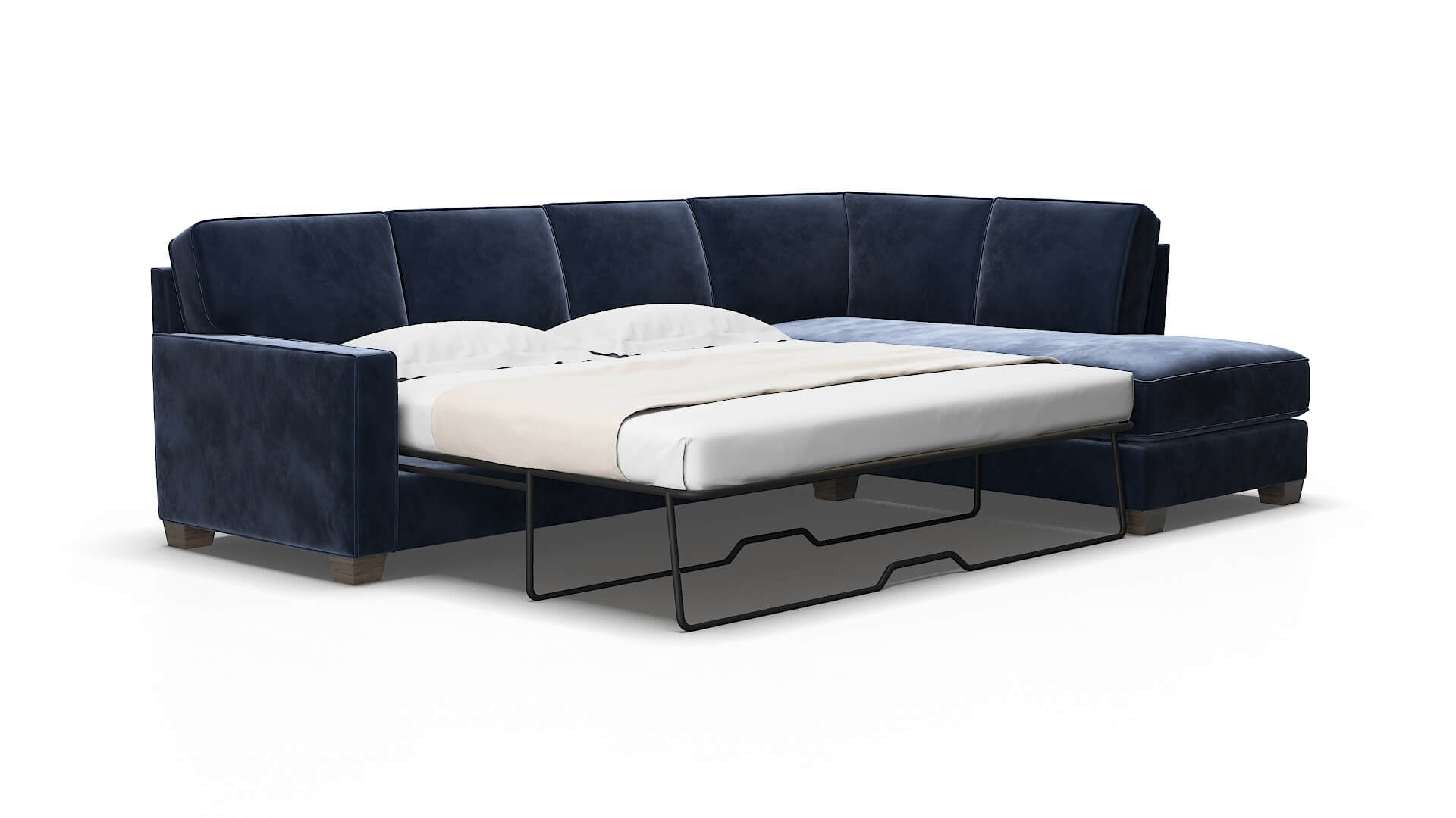 Chicago Royale Cobalt Panel Sleeper - DreamSofa