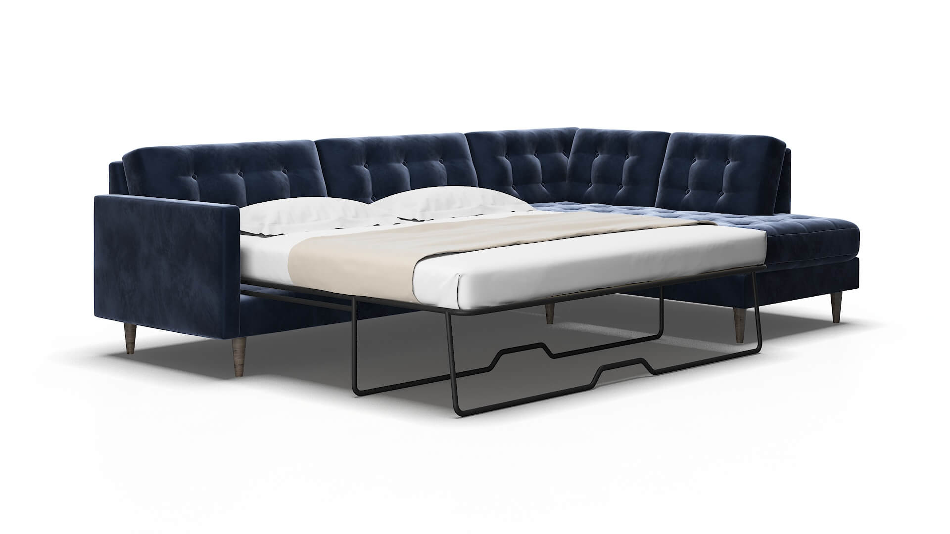 Oslo Royale Cobalt Panel Sleeper - DreamSofa