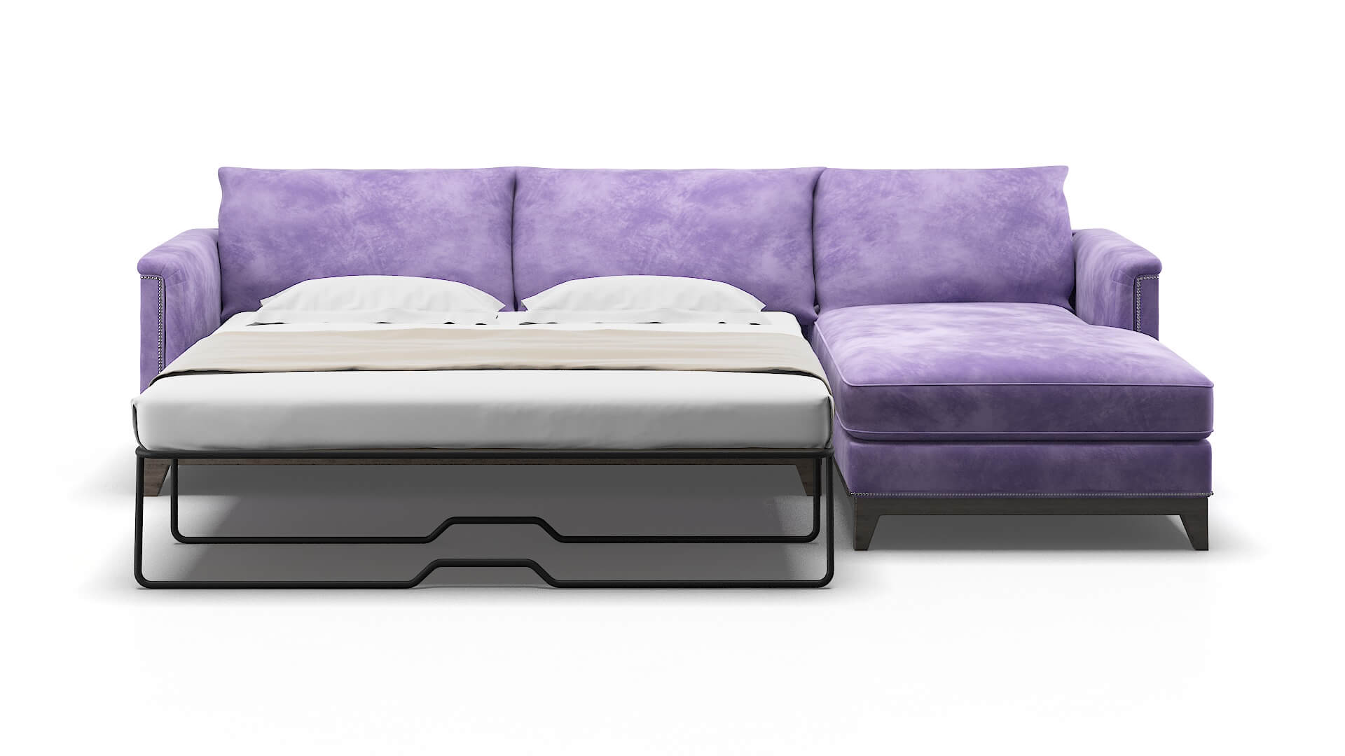 Sofia Royale Lavender Panel Sleeper - DreamSofa