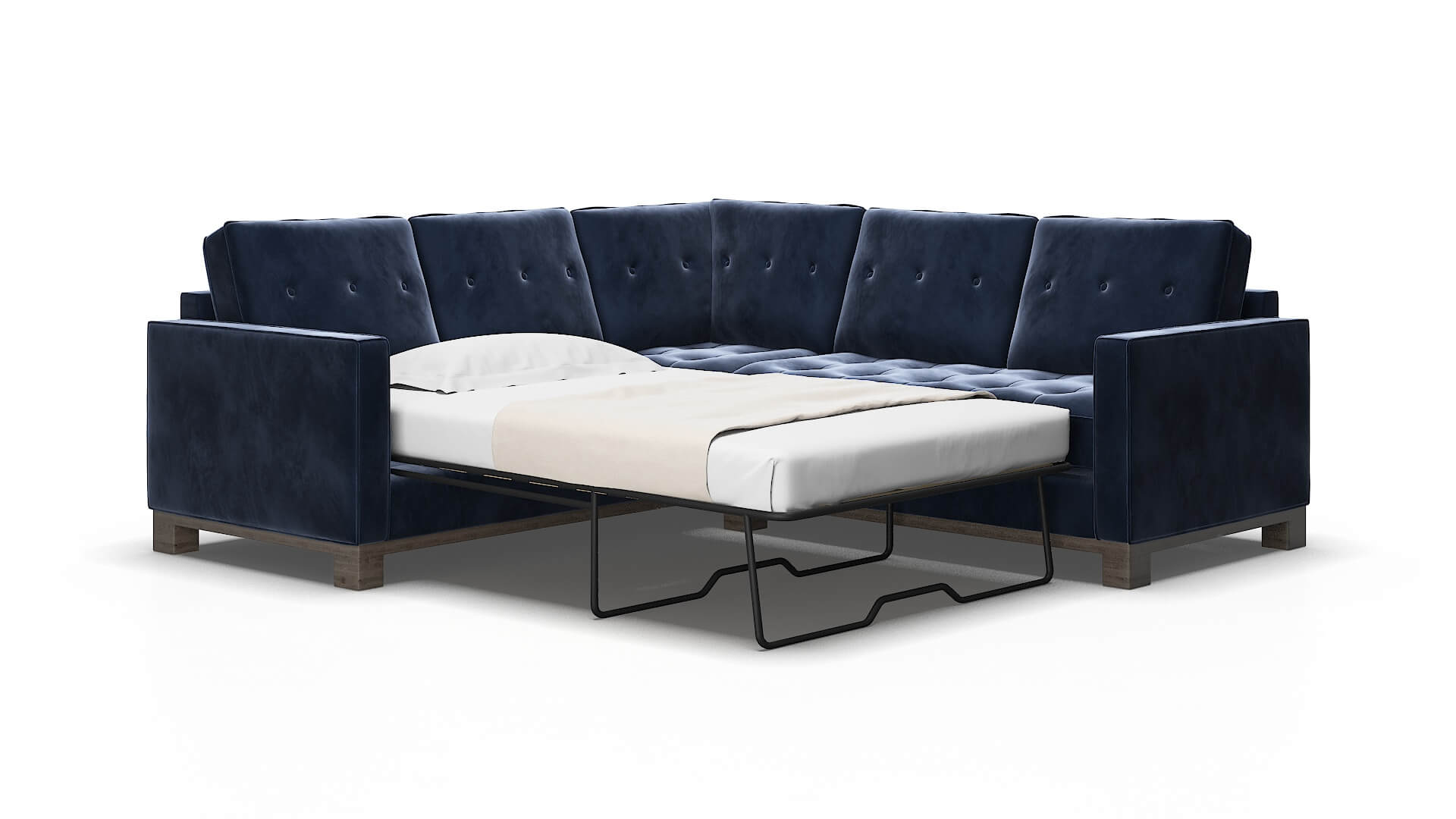 Syros Royale Cobalt Sectional Sleeper - DreamSofa